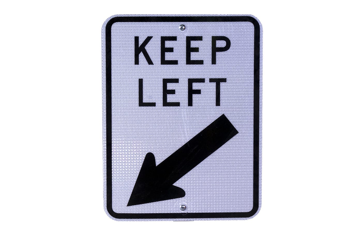 Sign-Flex® Keep Left Sign R2-3A - RPS Website
